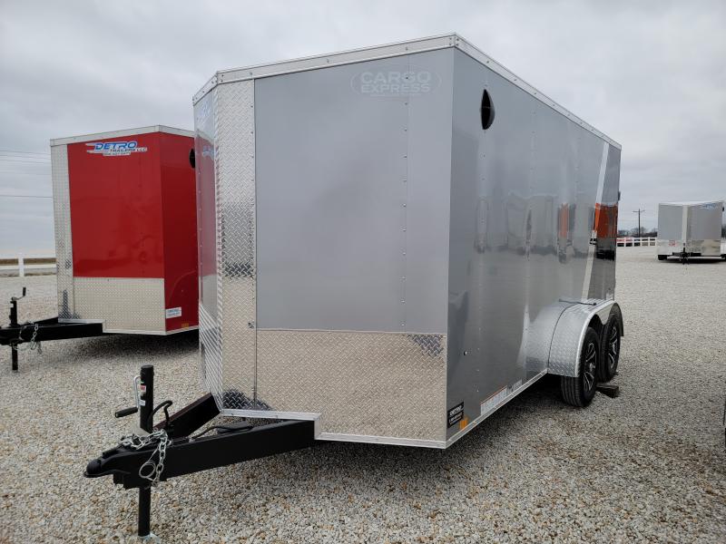 2023 Cargo Express 7x14 7K Ramp Door Enclosed Motorcycle Trailer in ...