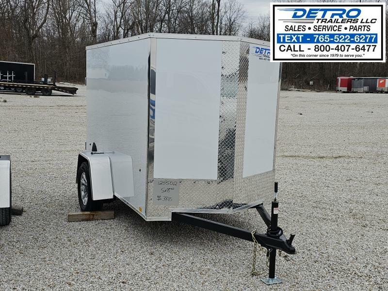 2025 Cargo Express EX DLX 5' x 8' 3K Idler Double Rear Door V-nose ...