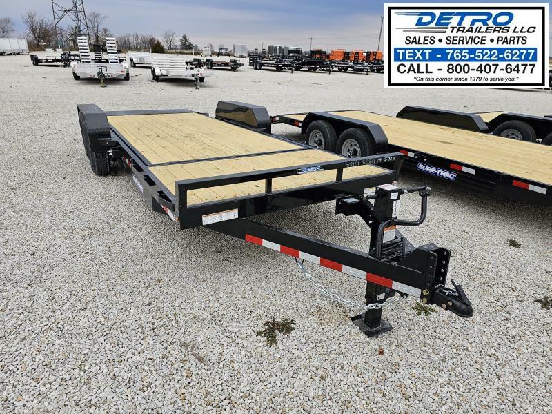 2024 Sure-Trac 7' x 20' (16+4) 14K Tilt Bed Equipment Trailer in ...