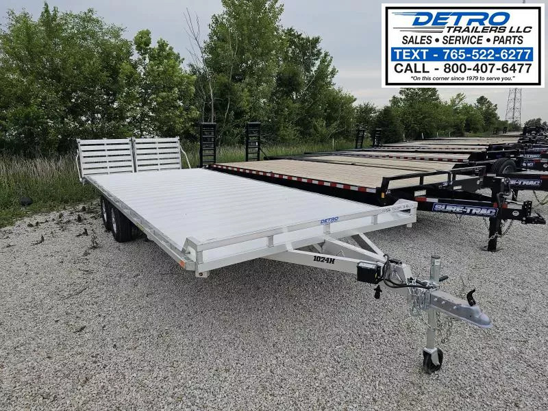 2026 Aluma 1024TA-BT-DT-RR-RTD 10K Torsion Deckover Utility Trailer w ...