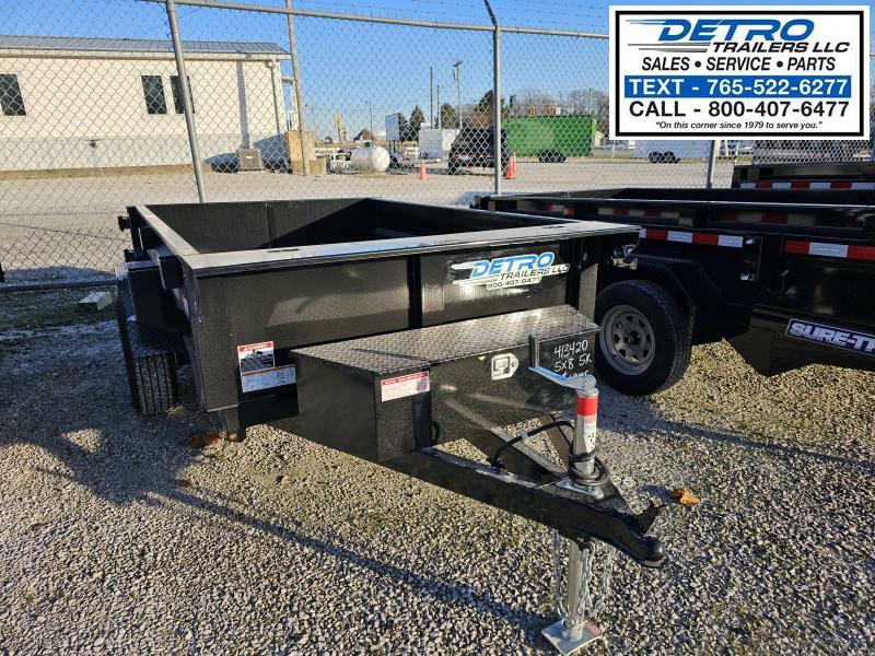 2024 Sure-Trac 5' x 8' 5K Single Ram Low Profile Homeowner Dump Trailer ...