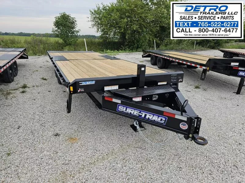 2025 Sure-Trac 102" x 24' 15K HD Power Tilt Full Bed Deckover Trailer w ...
