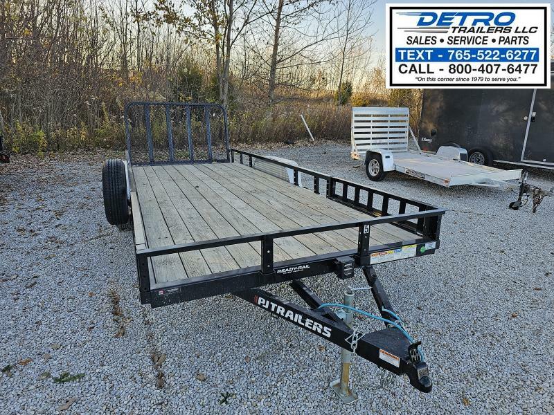 2023 PJ Trailers 7' x 20' (18+2) 7K Tube Top ATV Utility Trailer in ...
