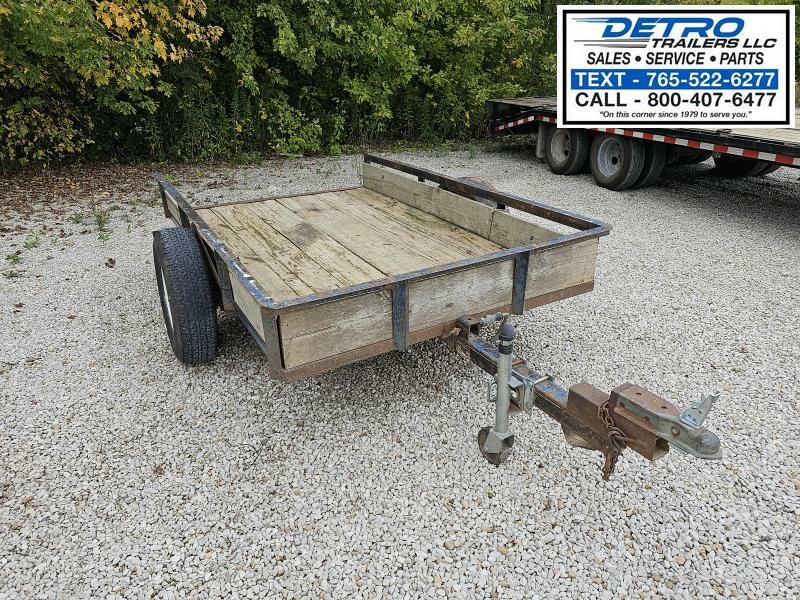 MECHANIC SPECIAL -- 2000 MMT 5' x 8' Tilt Utility Trailer in Bainbridge ...