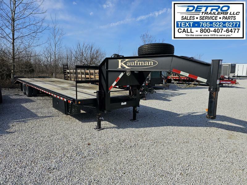 2018 Kaufman 102" x 40' (34+6) 25K Gooseneck Deckover Equipment Trailer ...