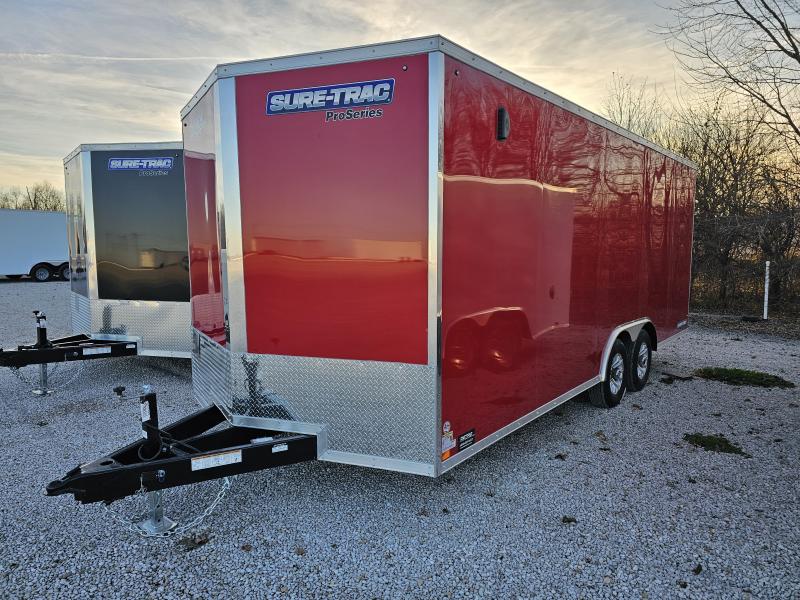 2024 Sure-Trac 8.5' x 20' 10K Pro Series Enclosed Wedge Car Hauler ...