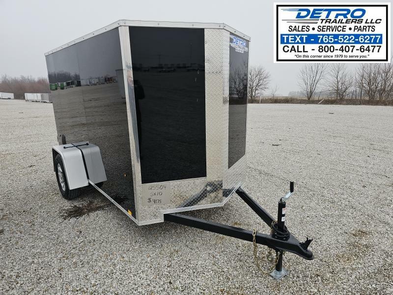 2025 Cargo Express EX DLX 5' x 10' 3K Idler Ramp Door V-nose Enclosed ...