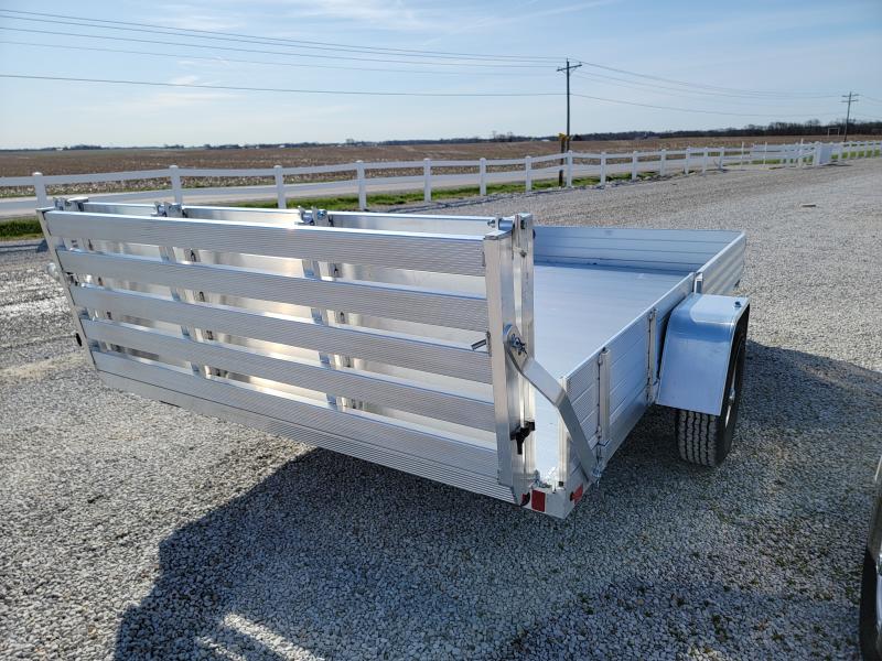 2022 Aluma 81x12 3K Aluminum Bi-Fold Gate Utility Trailer w/ Front ...