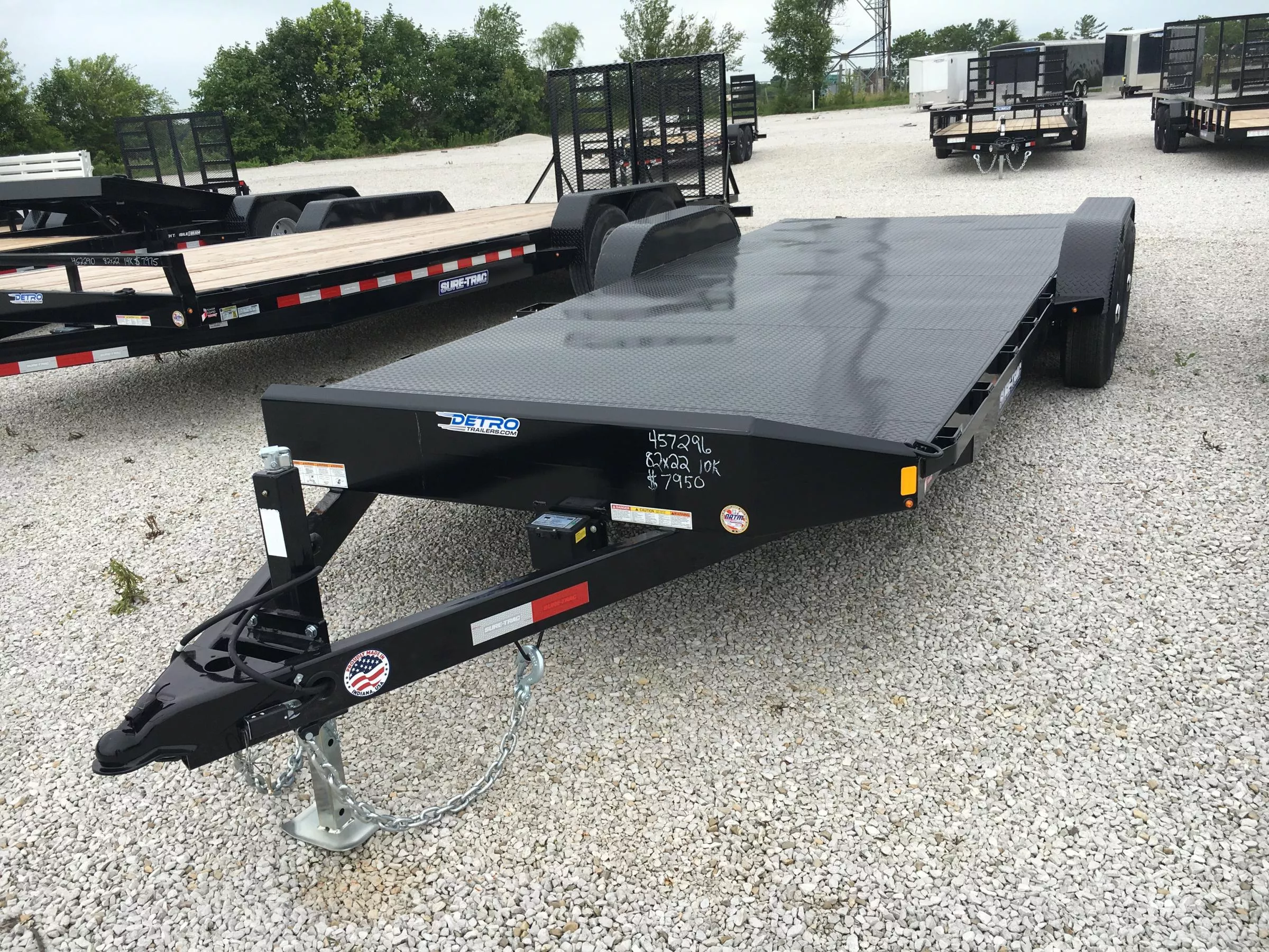 2025 Sure-Trac 7' x 22' (18+4) 10K Steel Deck Car Hauler Trailer in ...