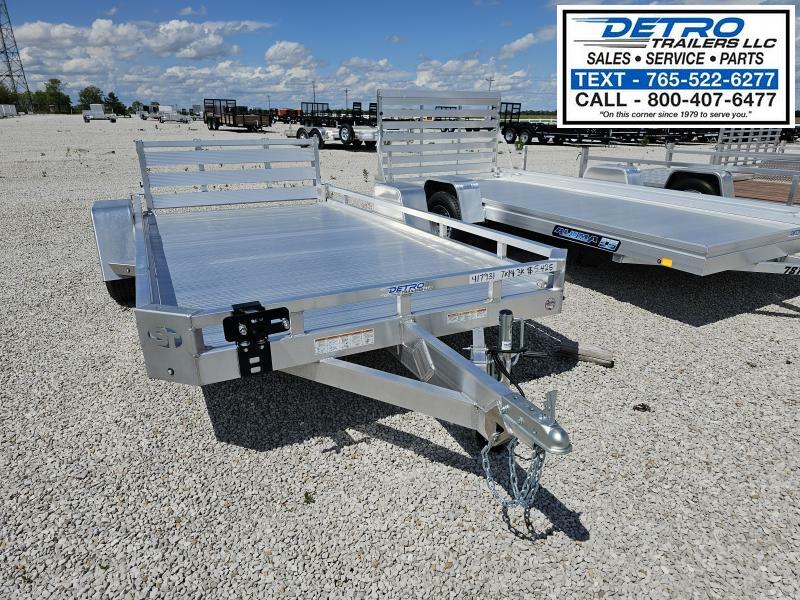 2024 Sure-Trac 7' x 14' 3K Aluminum Low Side Utility Trailer in ...