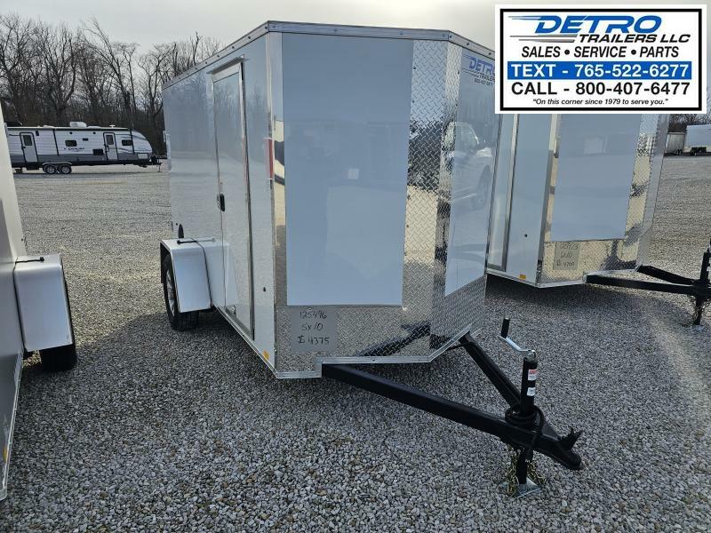 2025 Cargo Express EX DLX 5' x 10' Double Rear Door 3K Idler V-nose ...