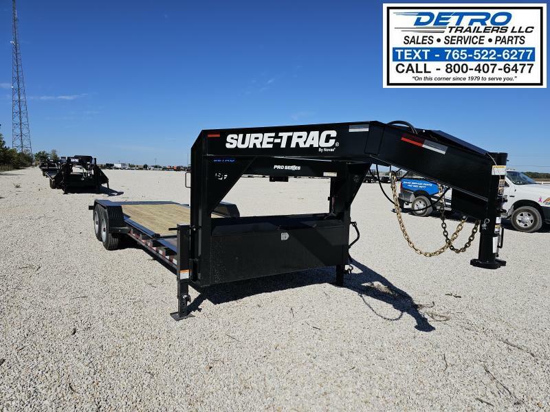 2024 Sure-Trac 7' x 22' (18+4) 17.6K Gooseneck Pro Series Beam Tilt Bed ...