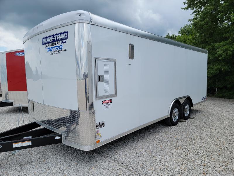 2022 Sure-Trac 8.5x20 10K Landscape Pro Ramp Door Enclosed Round Top ...