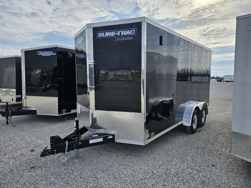 2024 Sure-Trac 7' x 16' 10K Ramp Door Pro Series Wedge Enclosed Cargo ...