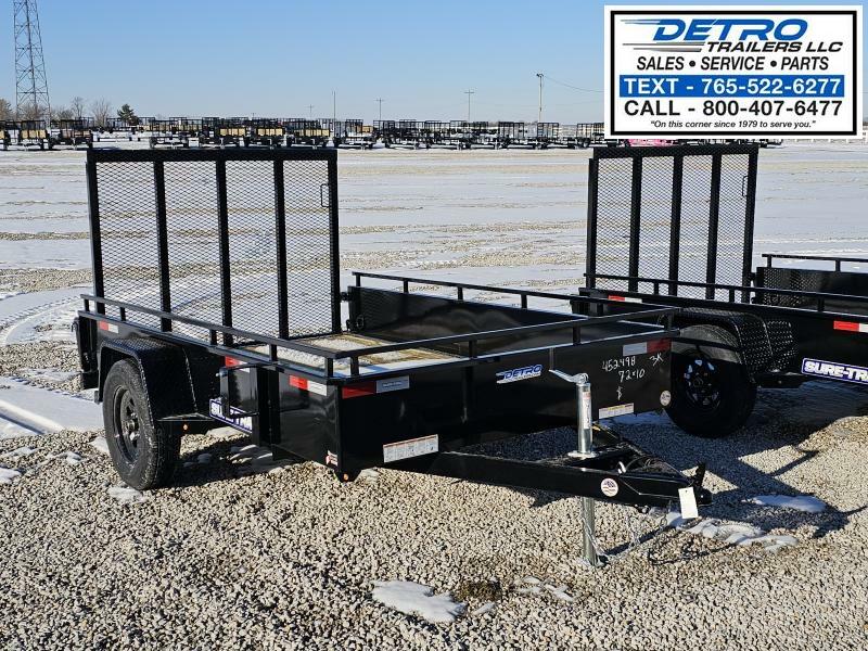 2025 Sure-Trac 6' x 10' 3K Idler Steel High Side Utility Trailer in ...