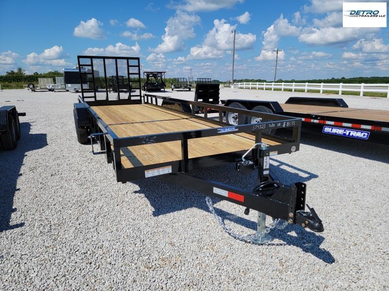 2023 Sure-Trac 7x24 10K Tube Top Utility Trailer | Detro Trailers | New ...