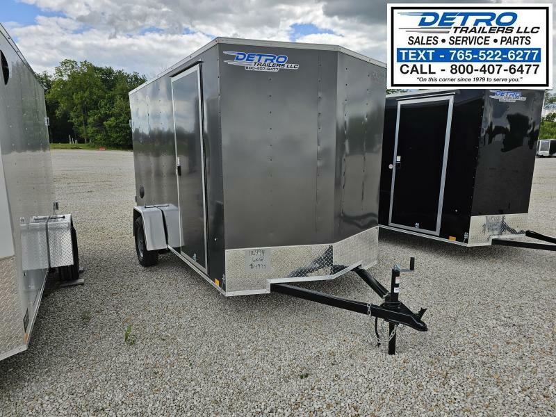 2024 Cargo Express EX DLX 6' x 12' 3K Idler Double Rear Door V-nose ...