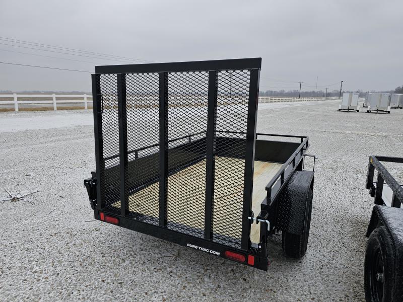 2025 Sure-Trac 5' x 8' 3K Idler Steel High Side Utility Trailer in ...