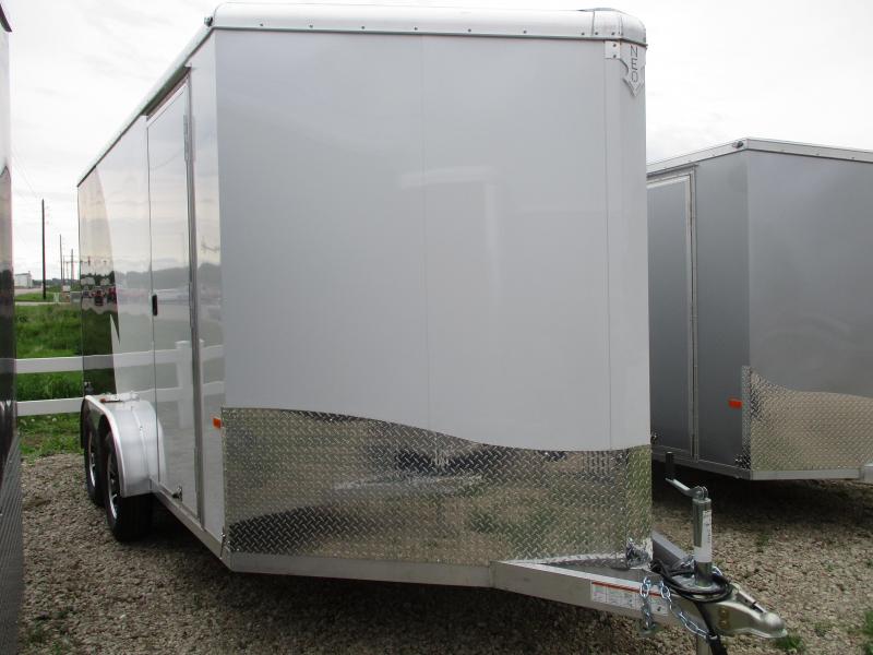 2019 NEO Trailers 7.5x14 Aluminum Tandem Axle Enclosed Cargo Trailer in ...
