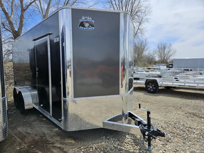 2025 Bighorn 7x16 Tandem Axle Cargo / Enclosed Trailer in Sioux City ...