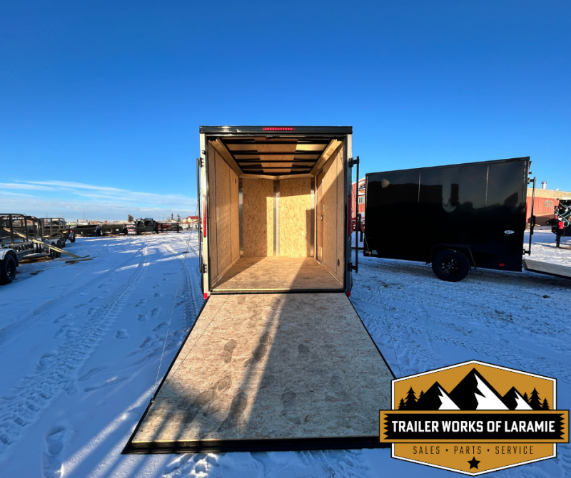 2025 Look Trailers 6x10 ST DLX BLACK OUT PACKAGE- +6" TALLER- SEEMLESS ...