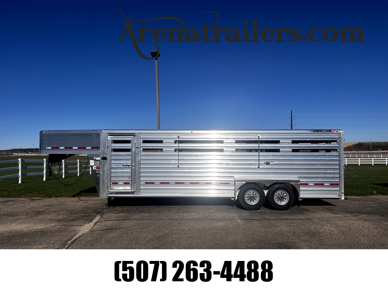 2024 Wilson Trailer Company 7'x24' Stock GN Ranch Hand Stock / Stock ...