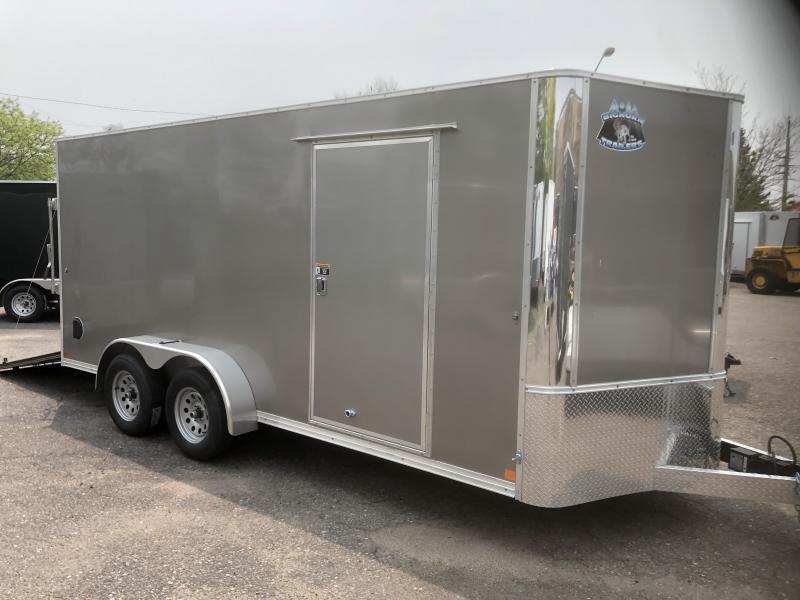 2024 R and M Manufacturing 7x16+v-nose (TAC) Enclosed Cargo Trailer in ...