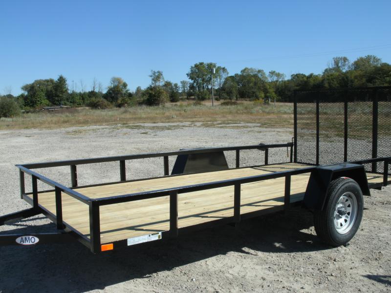 2024 American Manufacturing Operations (AMO) 6 x 14 UT Utility Trailer ...