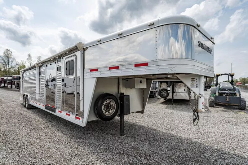 2017 Sooner Trailers 32' SHOW CATTLE TRAILER Stock / Stock Combo ...