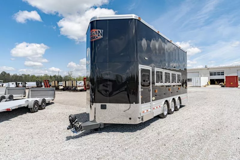 2023 Logan Coach RIOT 4H BP CUSTOM STACKER Horse Trailer in North ...