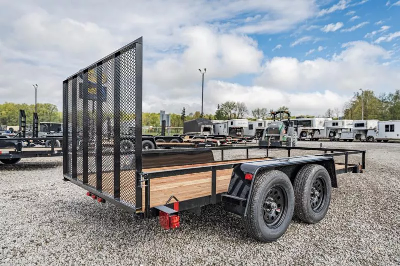 2025 BWISE UTE-614 UTILITY ANGLE RAILS Utility Trailer in North Jackson ...