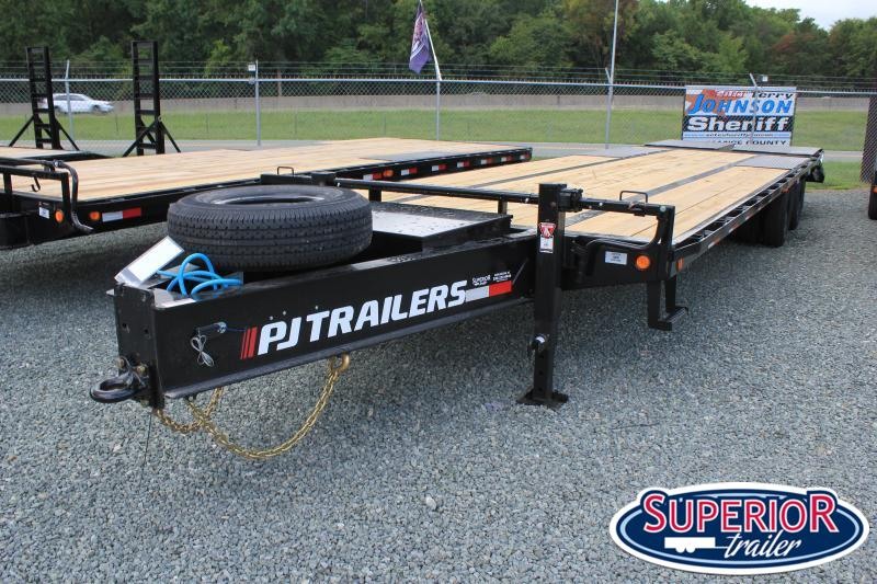2023 PJ Low Pro 30ft PL Pintle Flatbed w/ Flip-over Monster Ramps in ...