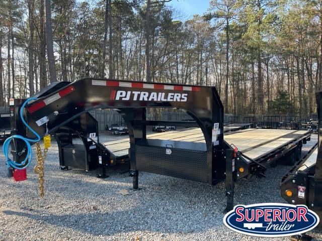 2023 PJ Trailers 26' LS Low Pro Gooseneck w/ Slide in Ramps in Richmond ...