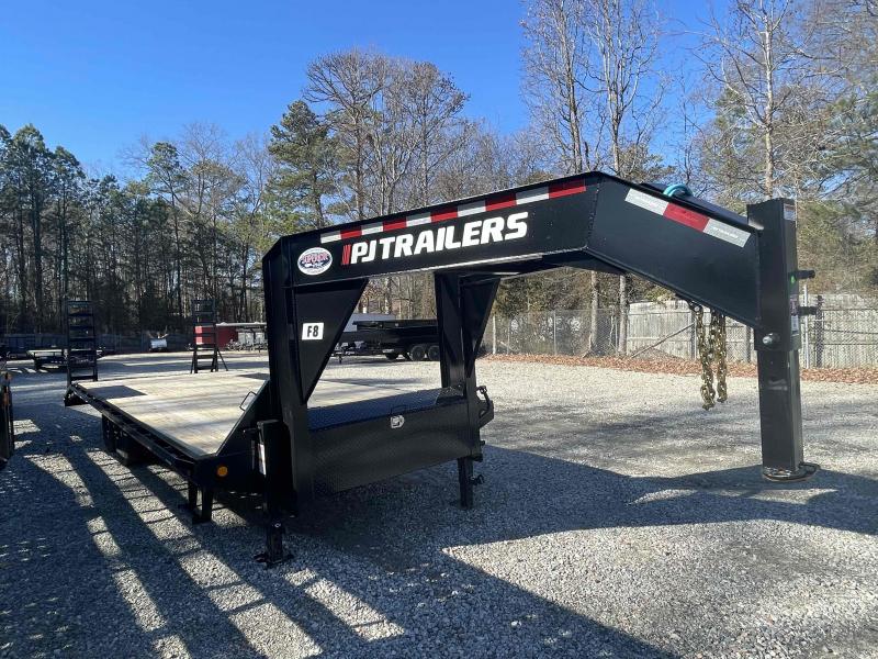 2023 PJ Trailers 24' F8 Gooseneck Deckover w/ Fold Up Ramps in Richmond ...