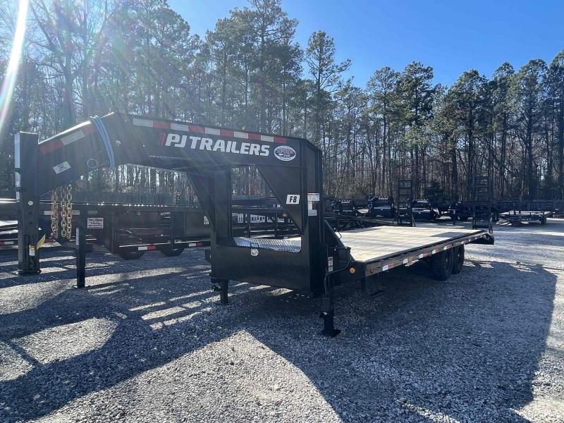 2023 PJ Trailers 24' F8 Gooseneck Deckover w/ Fold Up Ramps in Richmond ...