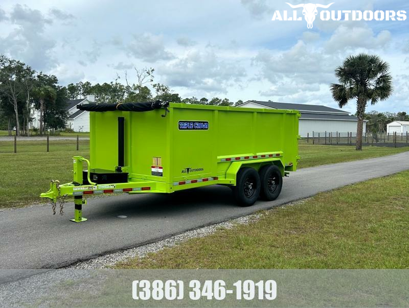 2025 Triple Crown Trailers 7x14x4 SD 14K Dump Trailer in Bunnell, FL ...