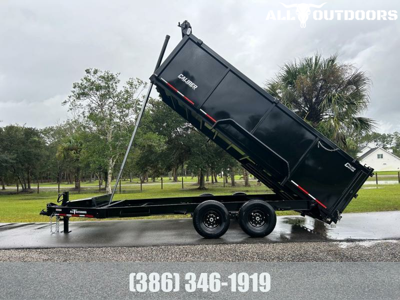 2025 Caliber Trailer Mfg 7x16 - 14K High Side Dump Trailer Dump Trailer ...