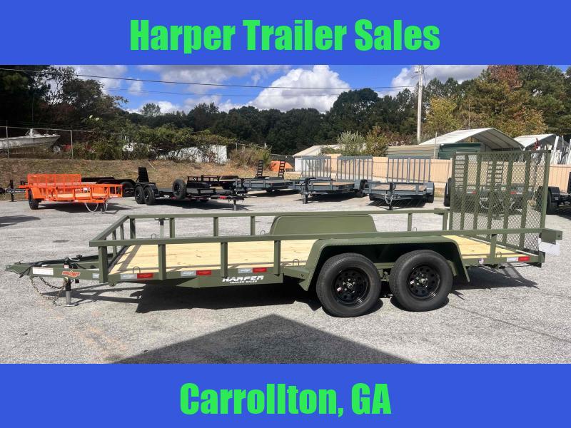 2024 DOWN TO EARTH 76"x16' TANDEM AXLE UTILITY TRAILER in Carrollton ...