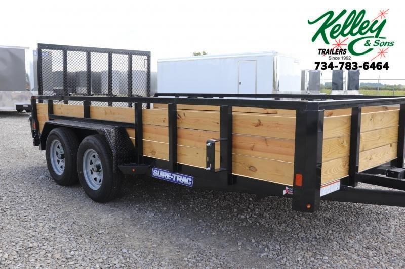 2024 Sure-Trac 7x14 7K 3-Board Tandem Axle Utility Trailer in Carleton ...