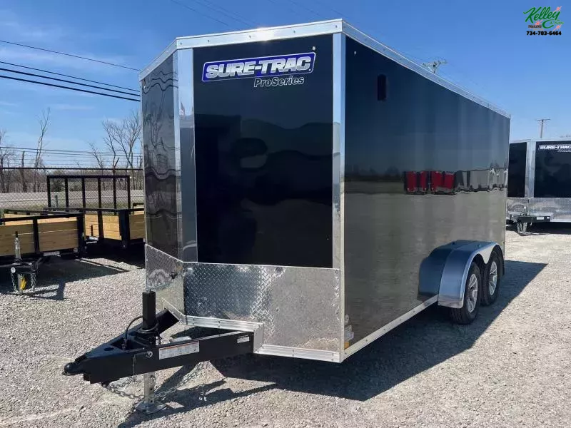 2025 Sure-Trac 7 x 16 Pro Series Enclosed Wedge Cargo Trailer 7K in ...