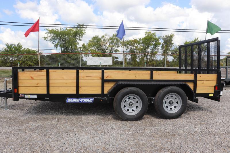 2025 Sure-Trac 7x14 7K 3-Board Tandem Axle Utility Trailer in Carleton ...