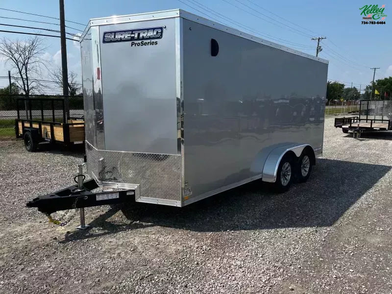 2025 Sure-Trac 7 x 16 Pro Series Enclosed Wedge Cargo Trailer 7K in ...