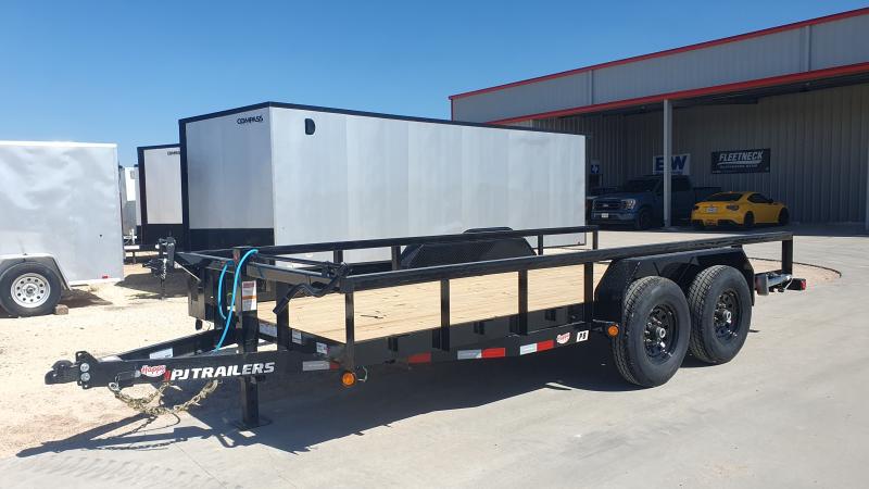2025 PJ 83''x16' BP Angle Pipetop Trailer - P8 in Abilene, TX | Trailer ...