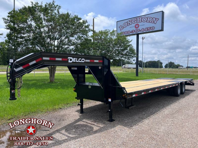 2023 Delco Trailers 32ft x 102'' Wide Dual Tandem with 5' Dove Deckover Trailer in Mount ...