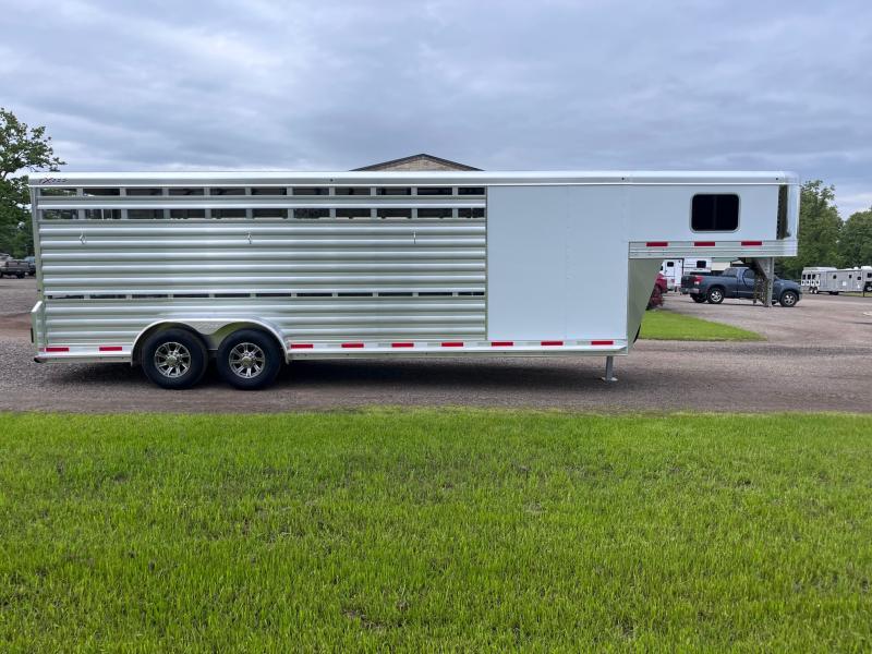 2023 Exiss Trailers 24ft Stock Combo 7'2'' Tall with 6ft Tack Room HD ...