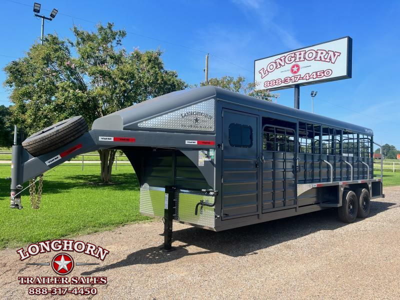 2024 Swift Built Trailers 24ft Stock Combo with 4ft Tack Room & Two ...