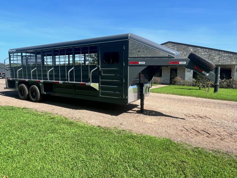 2024 Swift Built Trailers 24ft Stock Combo with 4ft Tack Room & Two ...