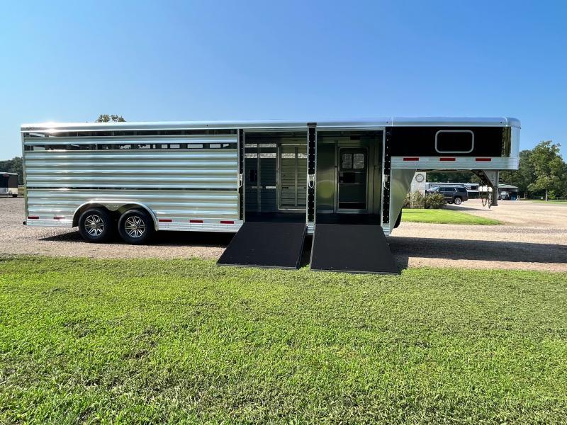 2023 Exiss Trailers 8ft x 25ft Show Cattle with Two Side Ramps Stock ...