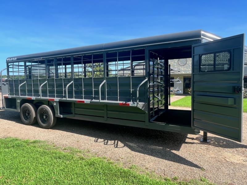 2024 Swift Built Trailers 24ft Stock Combo with 4ft Tack Room & Two ...