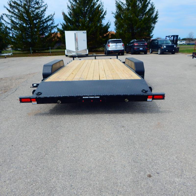 2025 Sure-Trac 7 x 18 (16+2) C-Channel Car Hauler Trailer 7K in ...